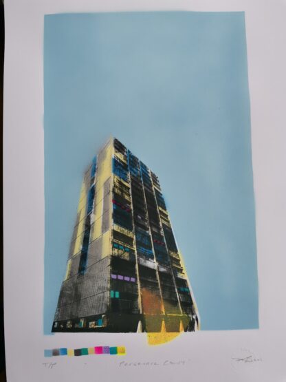 Persevere Court (A2) - Bell's Galleries Dylan Bell Original Screenprint