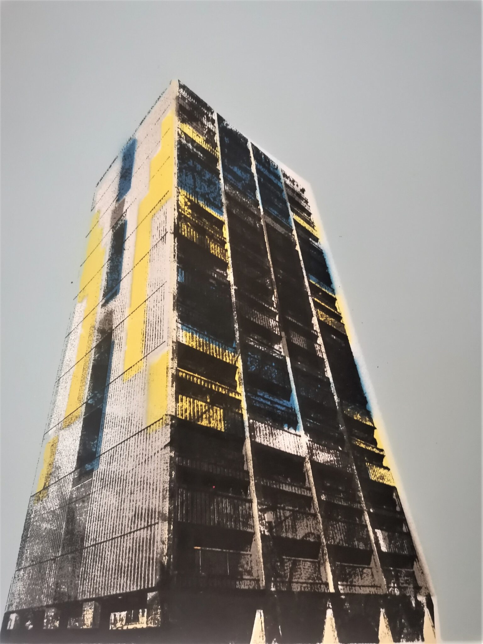 Persevere Court (A2) - Bell's Galleries Dylan Bell Original Screenprint