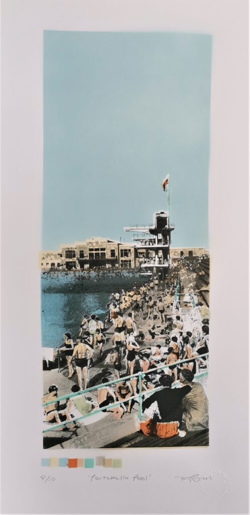 Swimming Pool, Portobello - Original Signed Screenprint