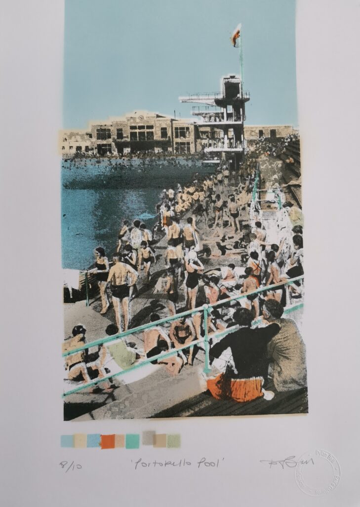Swimming Pool, Portobello - Original Signed Screenprint