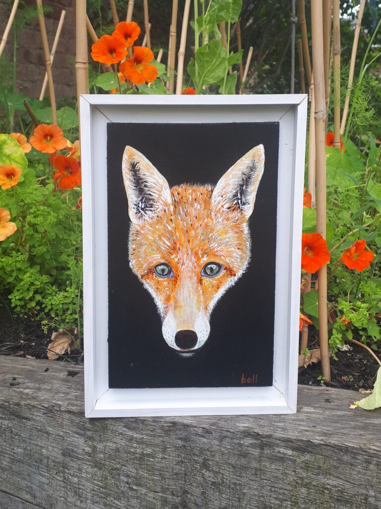 Framed Fox Portrait - Bell's Galleries