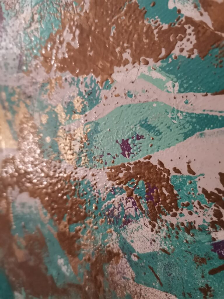 Wham - Spraypaint Stencilled Original